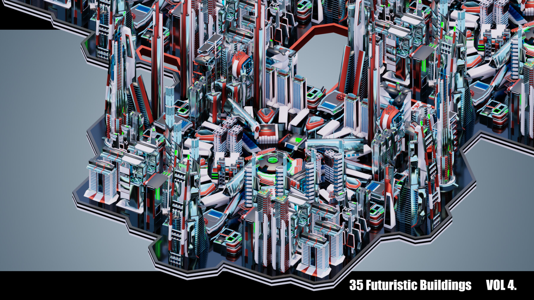 ArtStation - Futuristic Buildings VOL. 4 | Resources