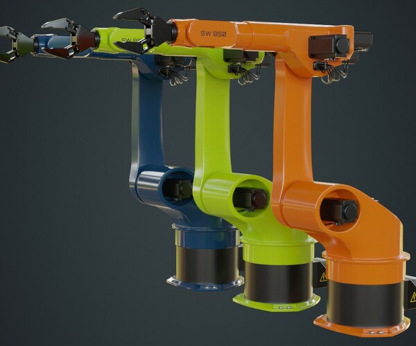 ArtStation - Industrial Robot 3A | Game Assets