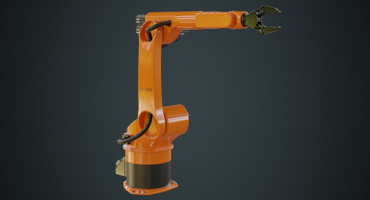 ArtStation - Industrial Robot 3A | Game Assets
