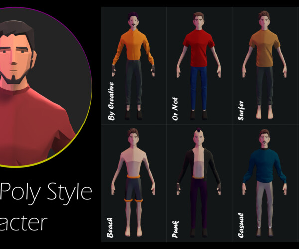 ArtStation - Alex Character Pack v.1 | Game Assets