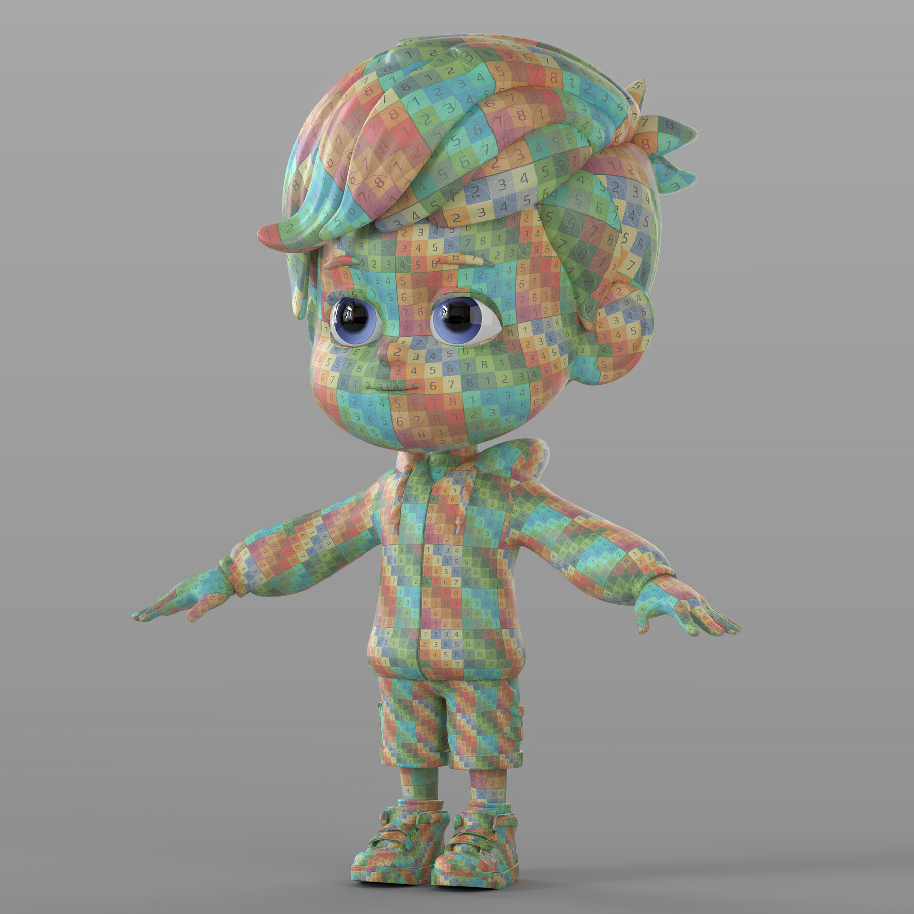 ArtStation - Cartoon Character Arnold | Resources