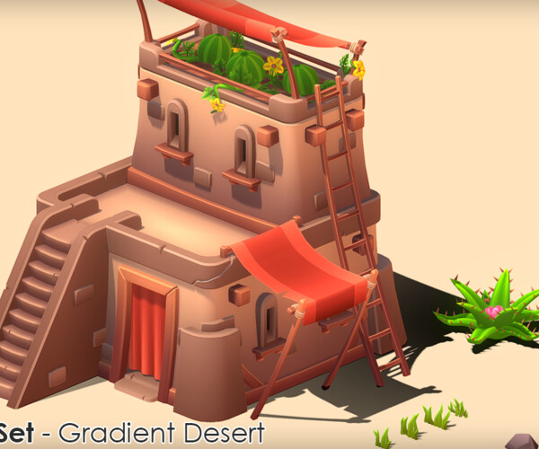 ArtStation - 3D Asset Set - Gradient Desert | Game Assets