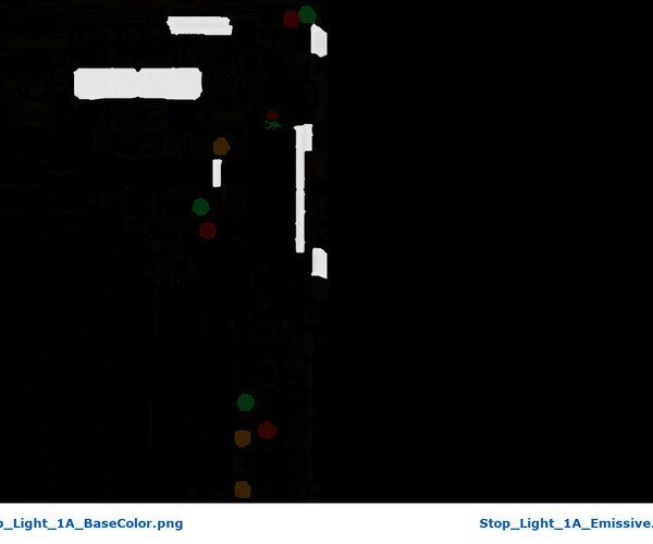 ArtStation - Stop Light 1A | Game Assets