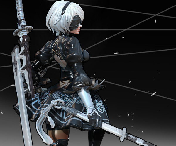 ArtStation - 2b stl | Artworks