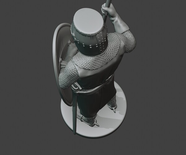 ArtStation - Knight Templar Stand Spear T1 | Resources