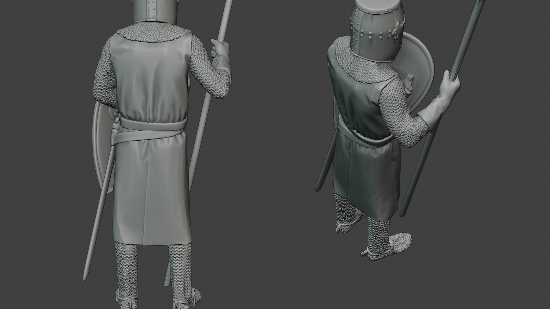 ArtStation - Knight Templar Stand Spear T1 | Resources