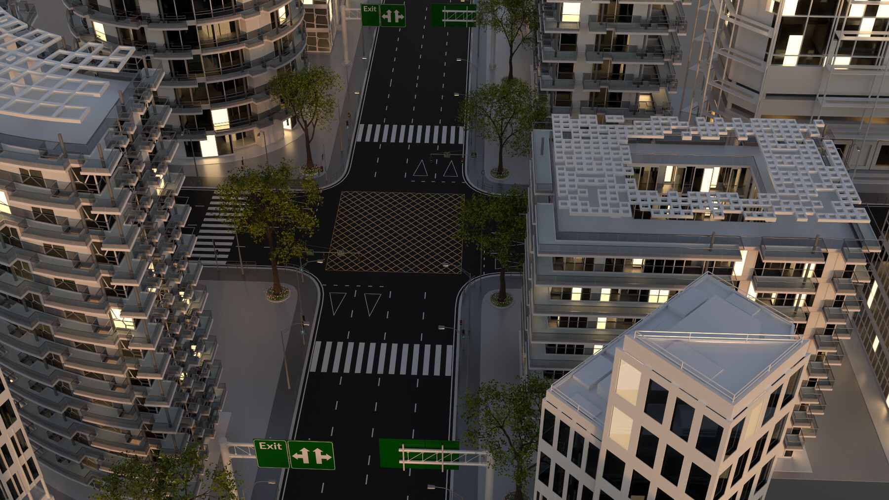 ArtStation - City Intersection 103 | Resources