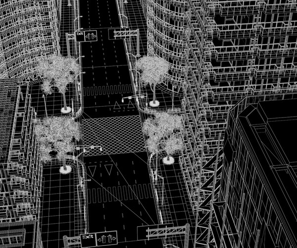 ArtStation - City Intersection 103 | Resources