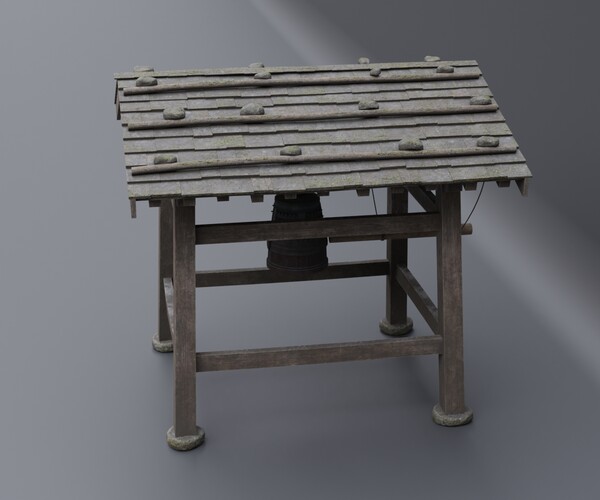 ArtStation - Japanese Bell Tower | Game Assets