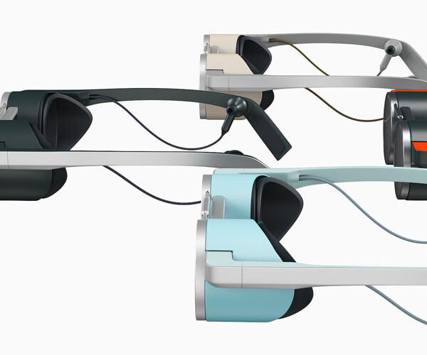 ArtStation - Modern looking minimalist VR headset Low-poly 3D model ...