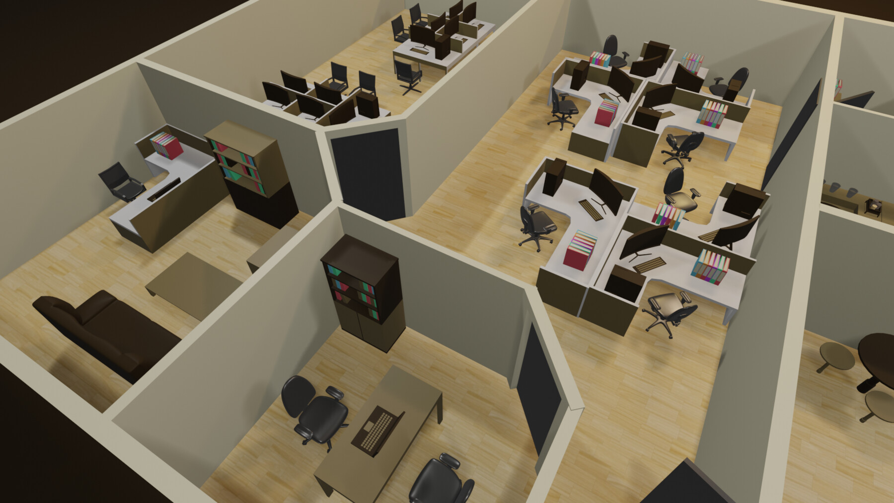 ArtStation - 3D Plan Floor Office | Resources