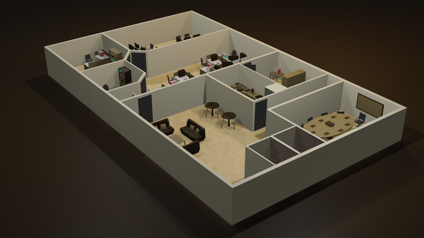 ArtStation - 3D Plan Floor Office | Resources
