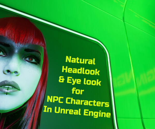 ArtStation - UE4 NPC, natural head and eye tracking of players in VR ...