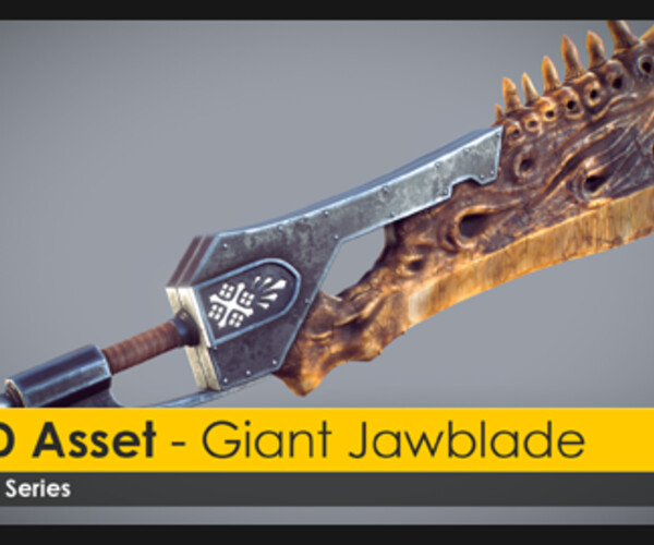 ArtStation - 3D Asset - Giant Jawblade | Game Assets