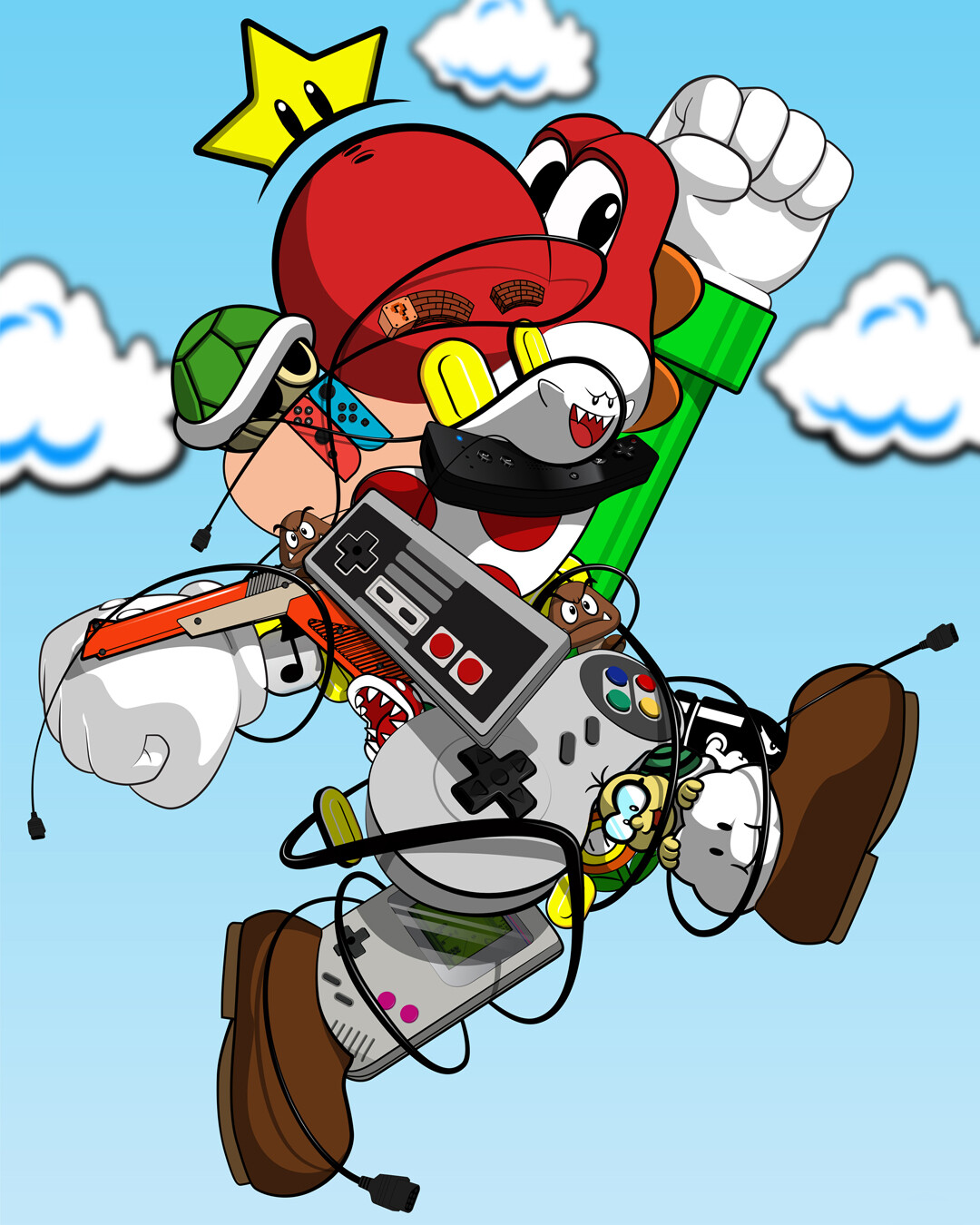 ArtStation - Super Mario Mess | Artworks