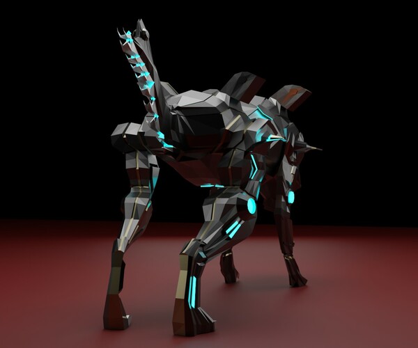 ArtStation - Mechanical Wolf | Game Assets