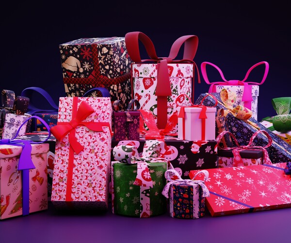 ArtStation - Gift Boxes | Game Assets