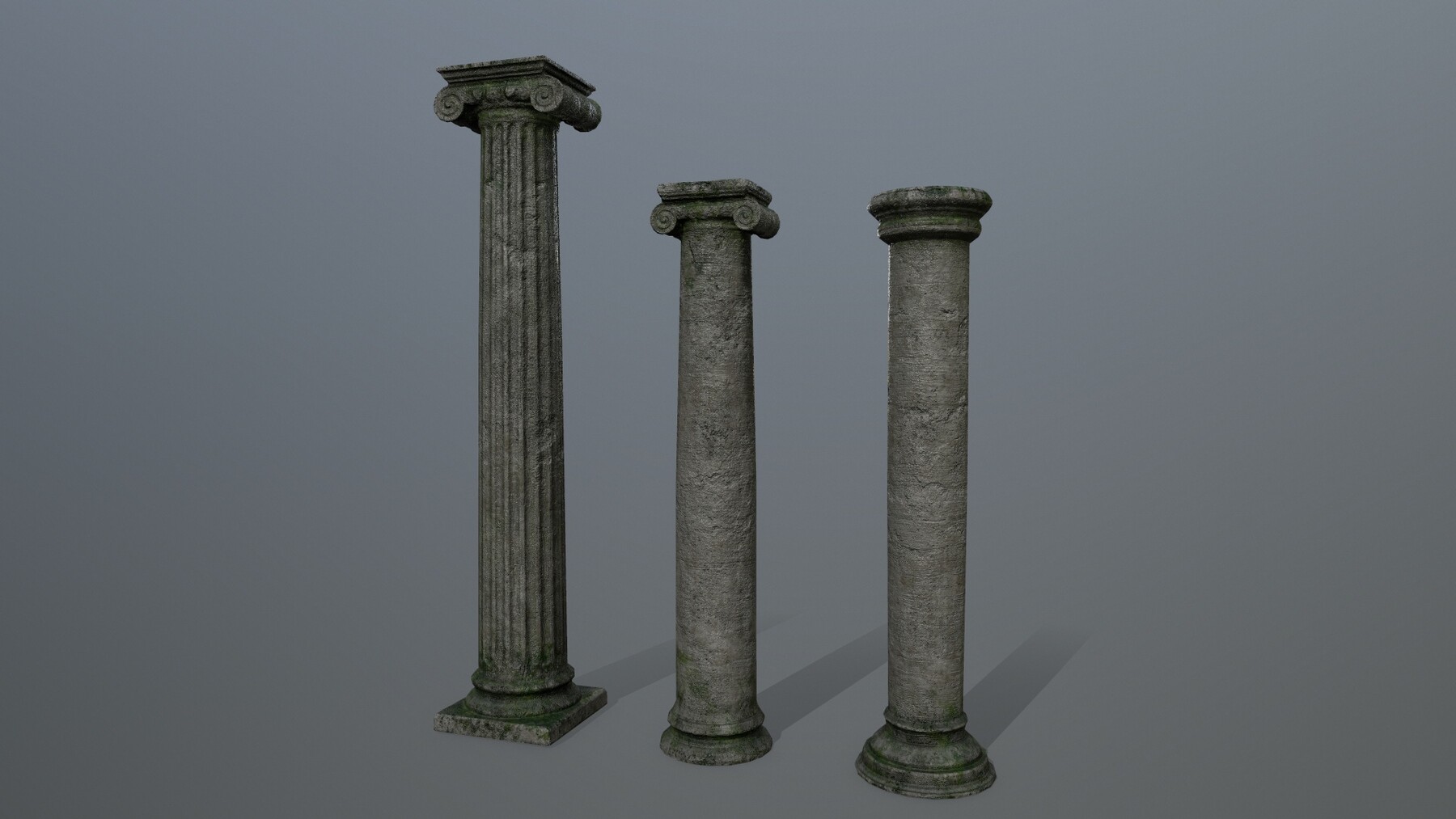 ArtStation - old ruin set | Game Assets