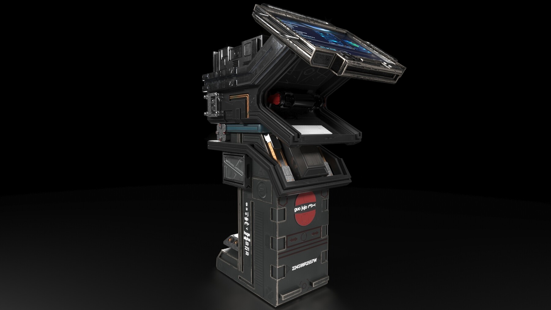 ArtStation - Sci-Fi Console 3D model | Resources