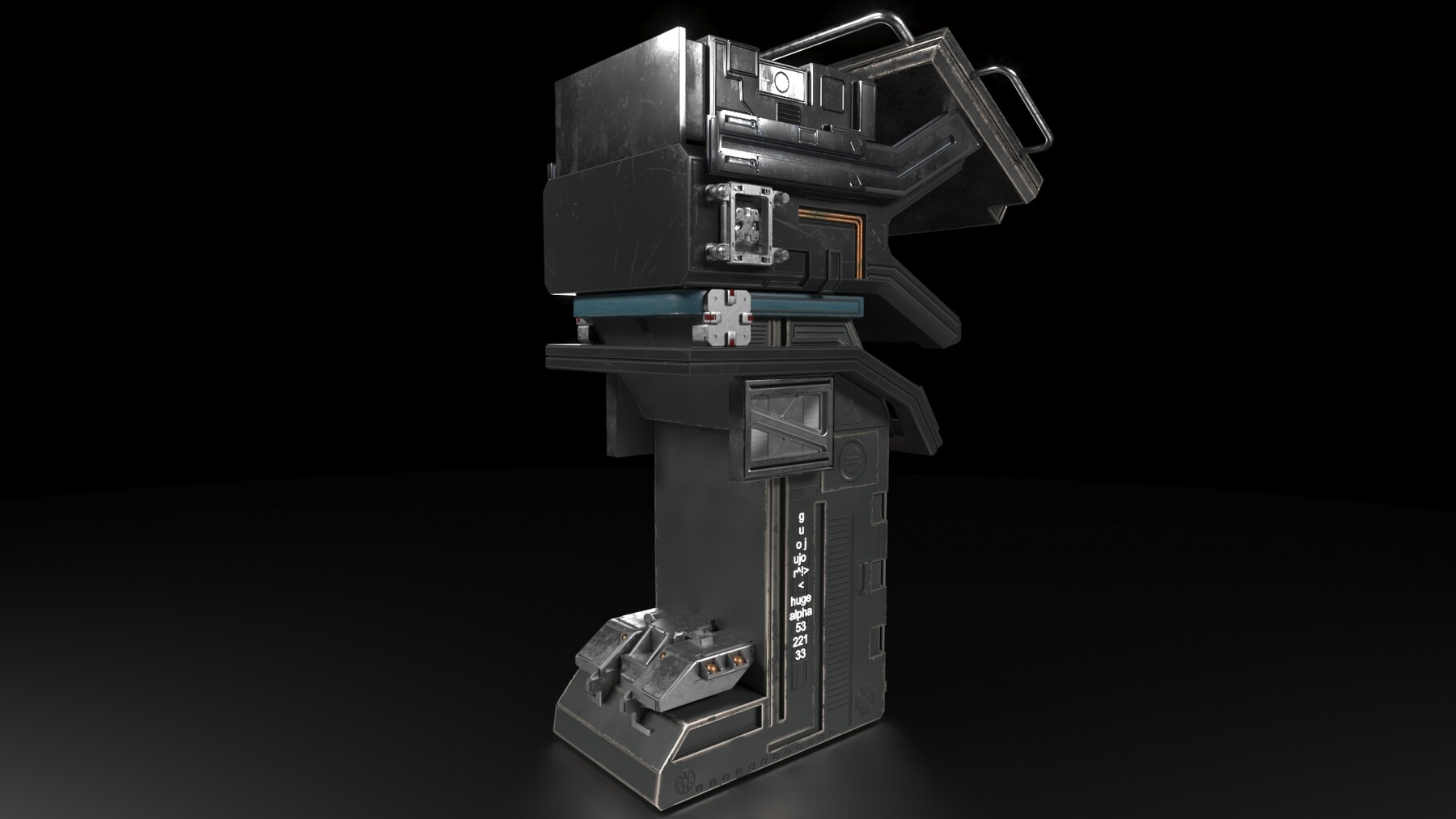 ArtStation - Sci-Fi Console 3D model | Resources