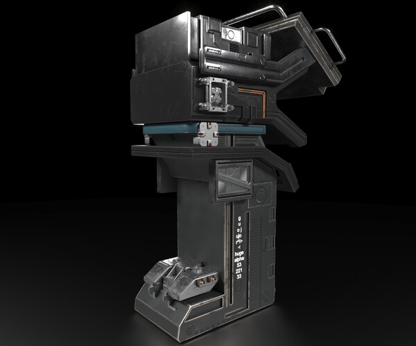 ArtStation - Sci-Fi Console 3D model | Resources