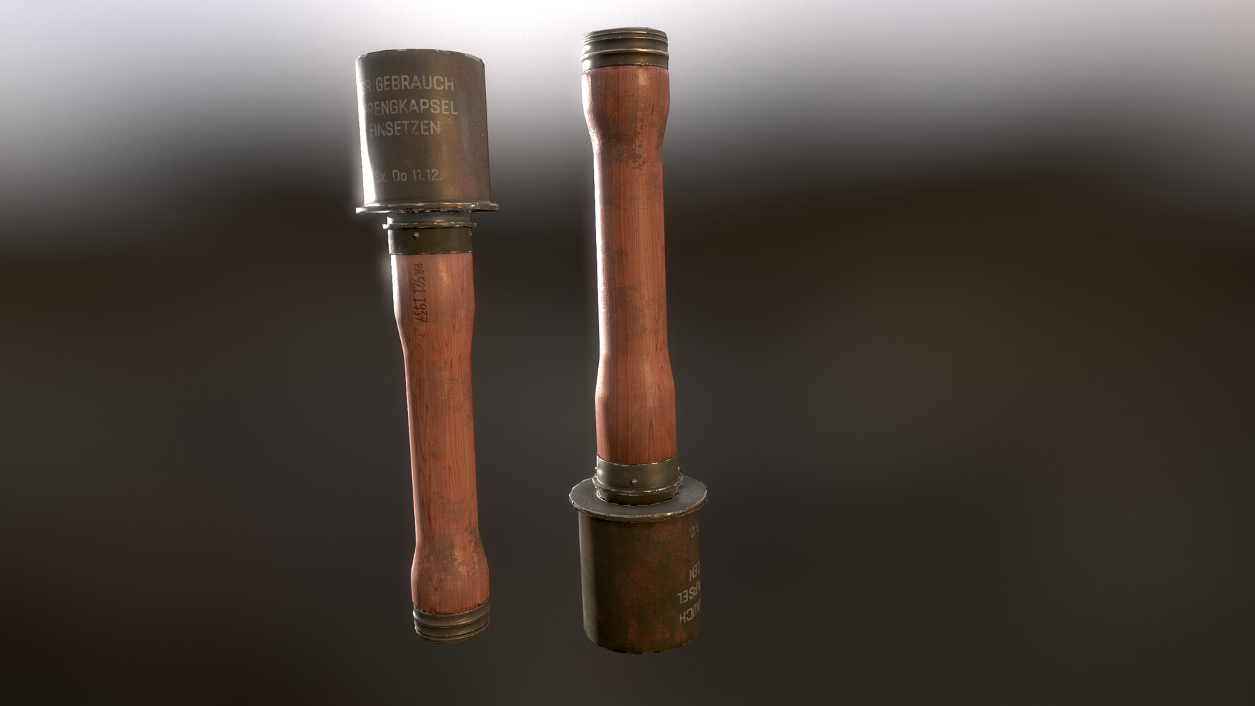 ArtStation - M24 Steilhandgranate - Stick Grenade | Game Assets