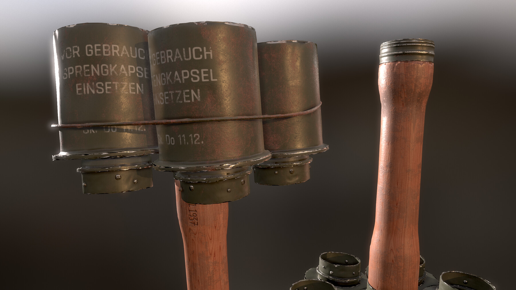 ArtStation - M24 Steilhandgranate pack - German Stick grenade pack ...