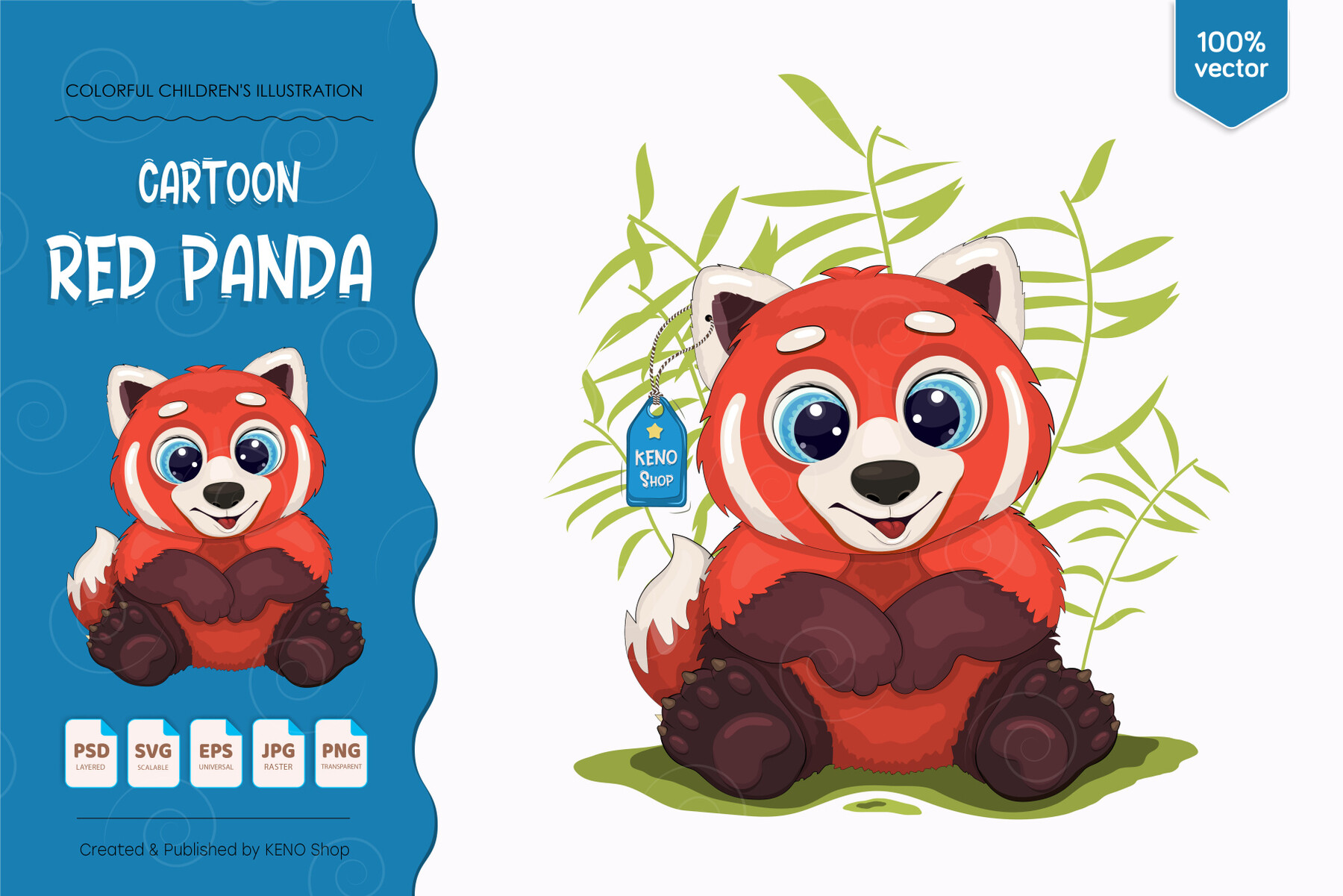 ArtStation - Big cartoon red panda. | Artworks