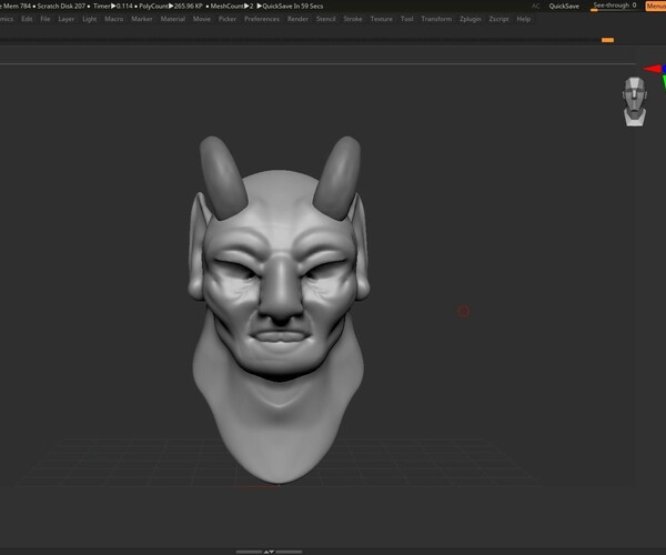 ArtStation - Monster face | Game Assets