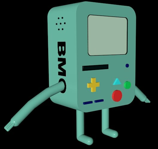 ArtStation - BMO - Adventure Time - 3D Model - Cinema 4D | Resources