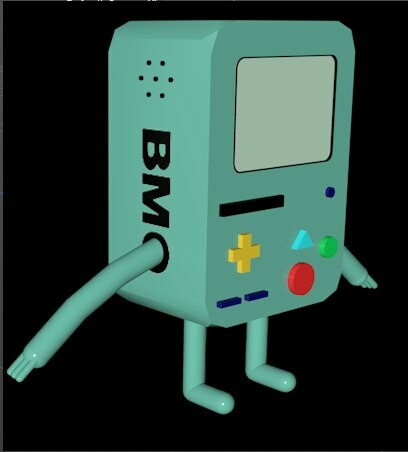 ArtStation - BMO - Adventure Time - 3D Model - Cinema 4D | Resources