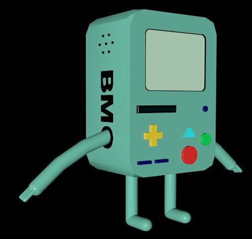 ArtStation - BMO - Adventure Time - 3D Model - Cinema 4D | Resources
