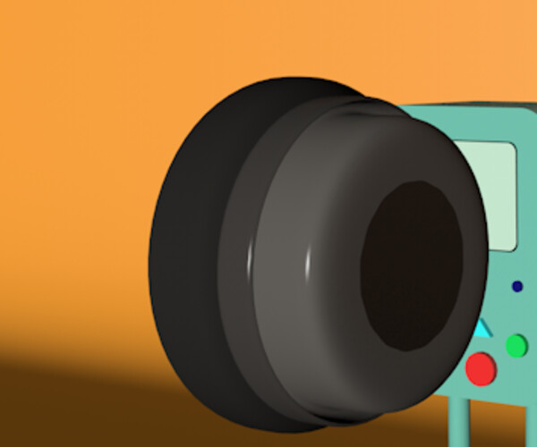 ArtStation - BMO with Headphones - Adventure Time - 3D Model - Cinema ...