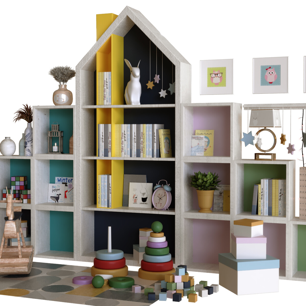 ArtStation - children decor set 003 | Resources