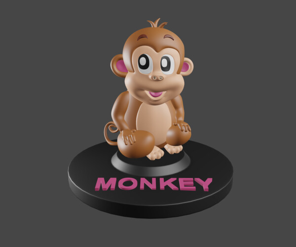 ArtStation - Monkey Statue Model | Resources