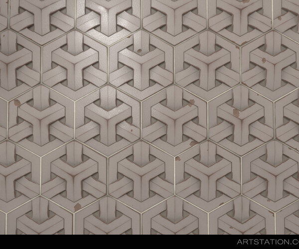 ArtStation - Geo Weave Tiles Substance | Game Assets