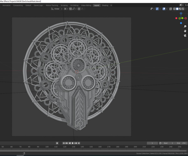 ArtStation - 3D Deity Mask | Resources