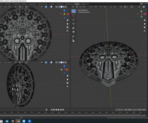 ArtStation - 3D Deity Mask | Resources