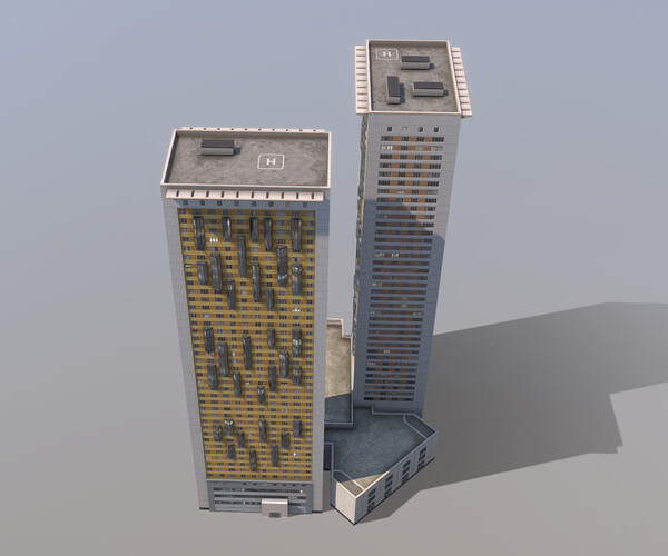 ArtStation - MSK Building 26 | Game Assets