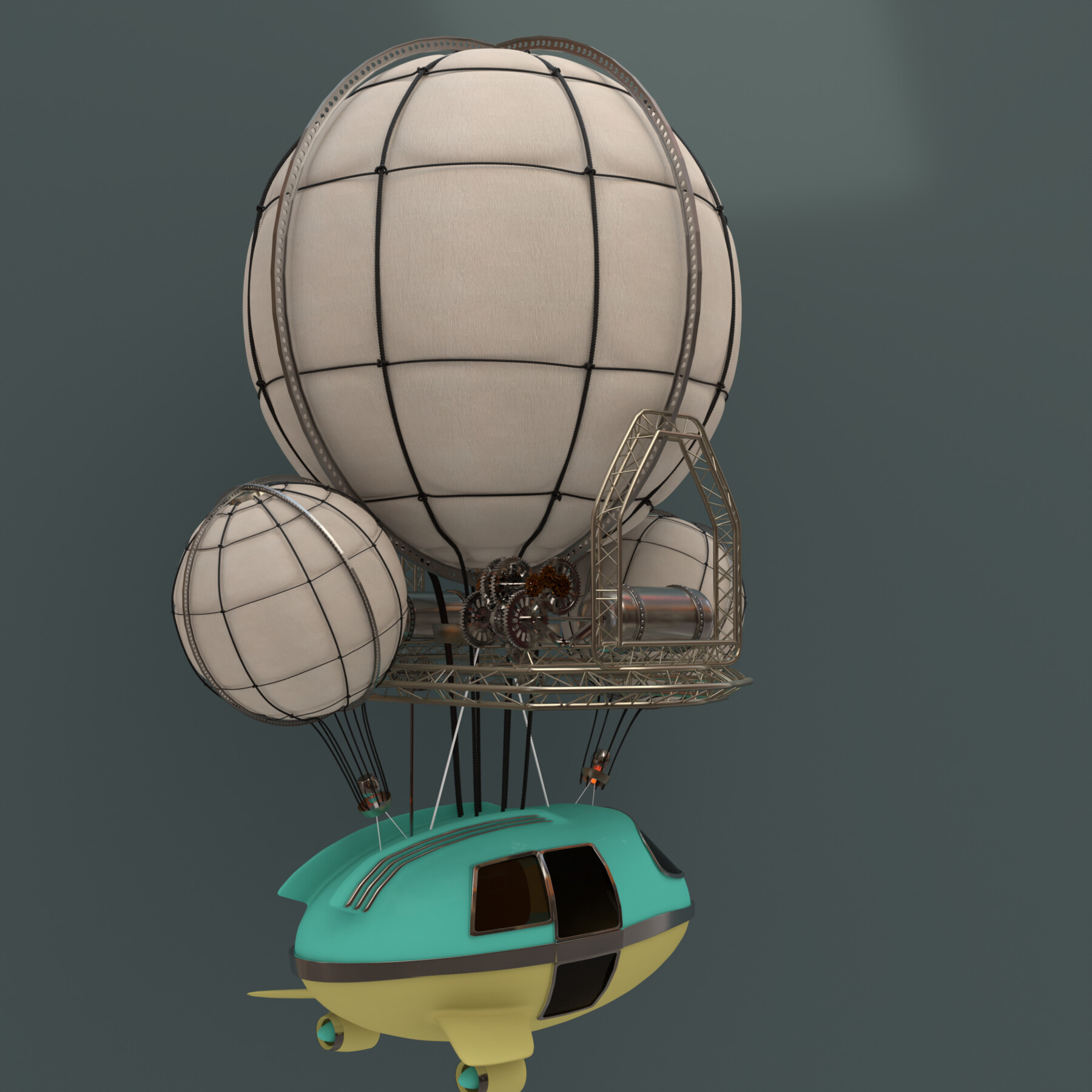 ArtStation - Steampunk Airship 'Atompunk' | Resources