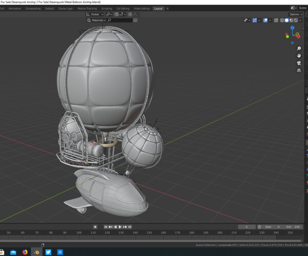 ArtStation - Steampunk Airship 'Atompunk' | Resources