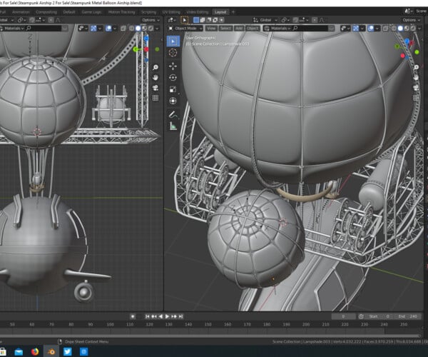 ArtStation - Steampunk Airship 'Atompunk' | Resources