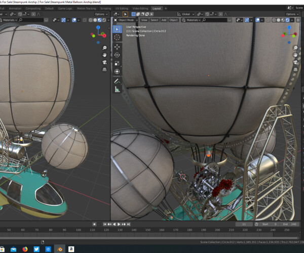 ArtStation - Steampunk Airship 'Atompunk' | Resources