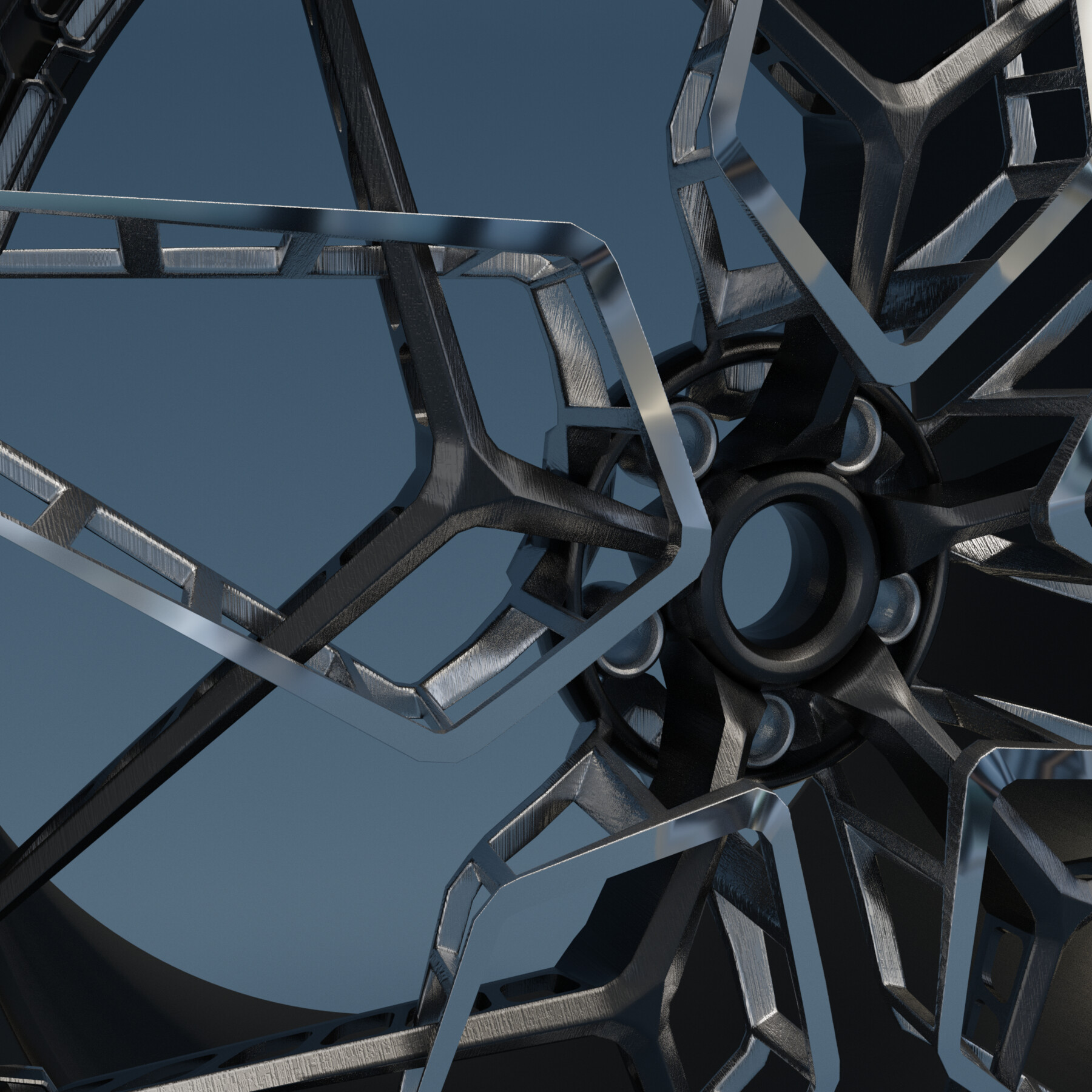 ArtStation - Supercar Wheel Tire concept 3D model | Resources