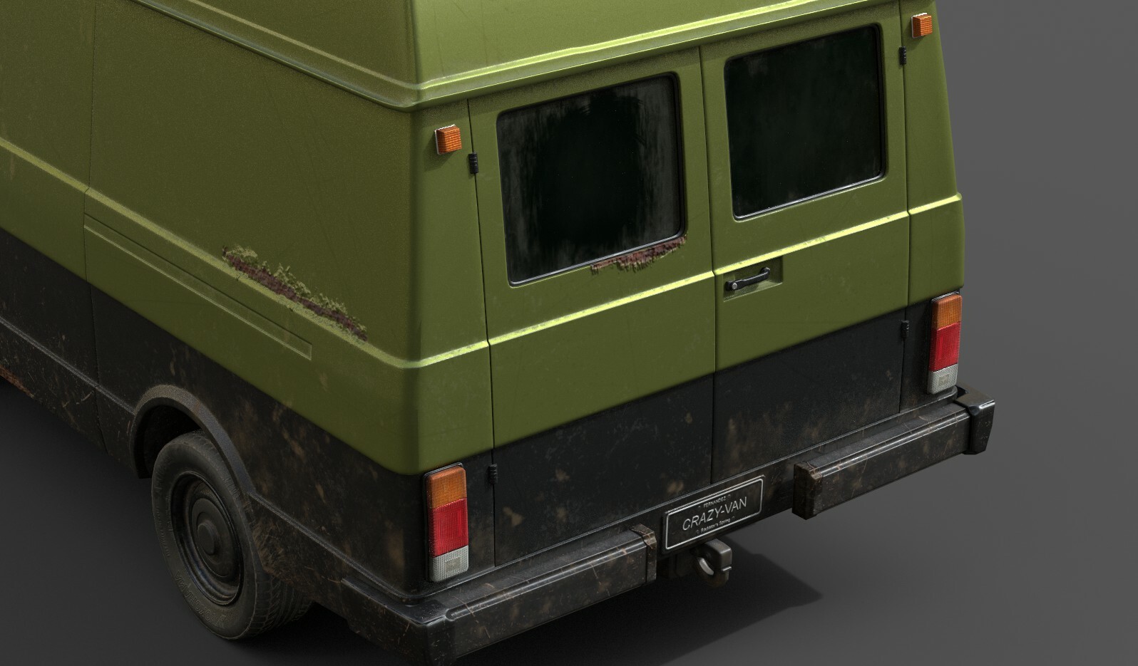 ArtStation - Van Vehicle Lowpoly Car Game ready Vanpanel | Game Assets
