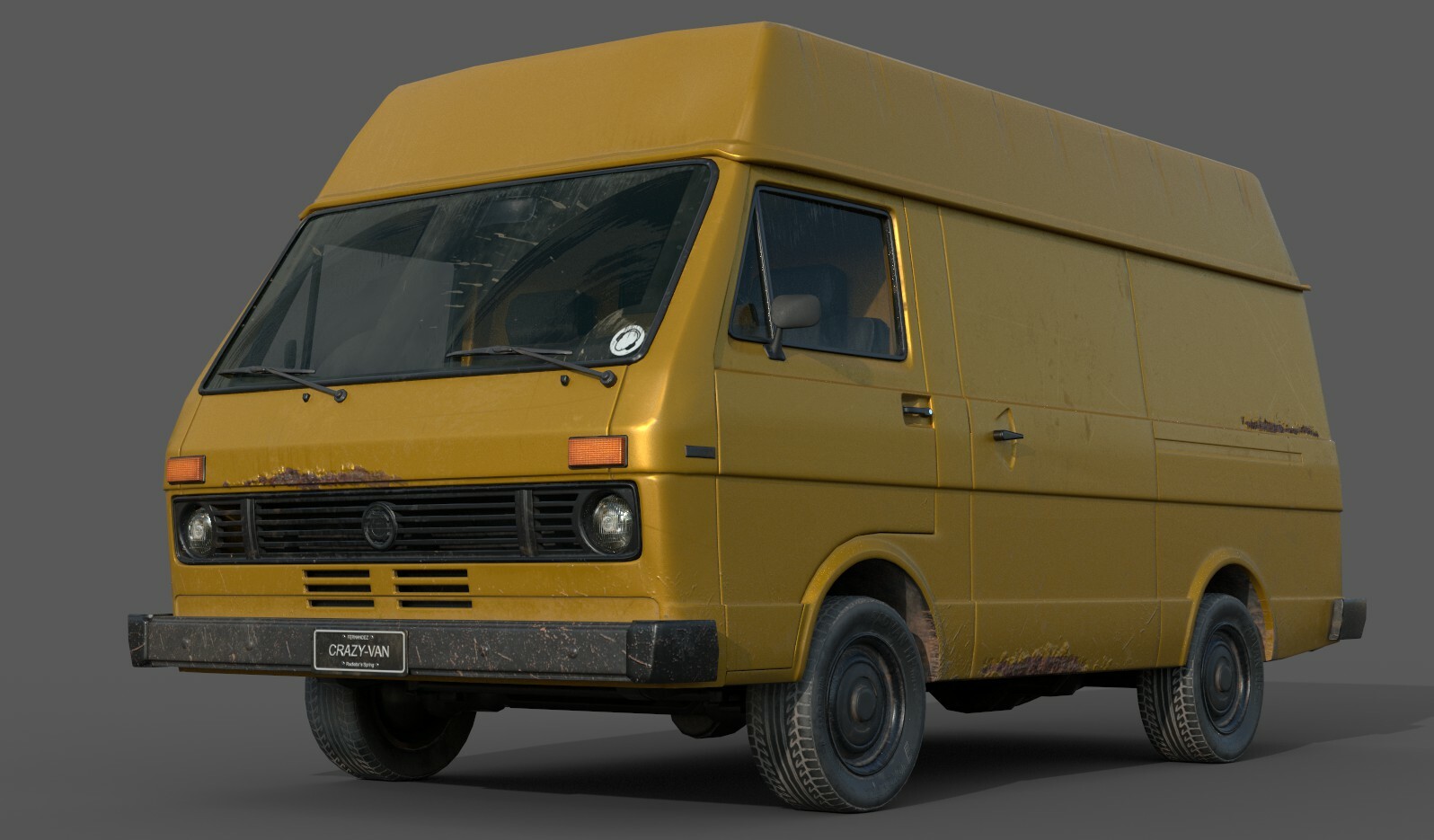 ArtStation - Van Vehicle Lowpoly Car Game ready Vanpanel | Game Assets