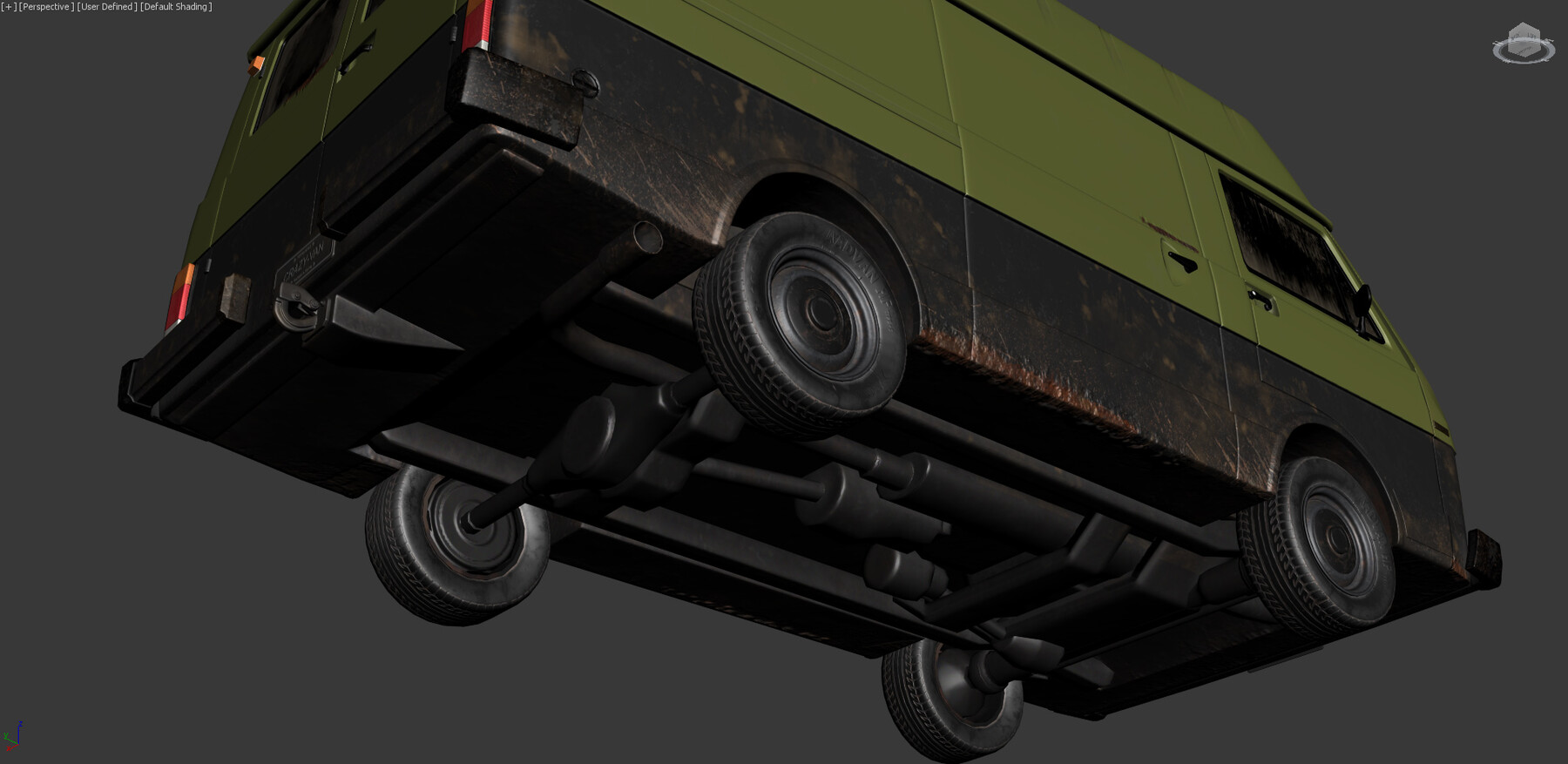 ArtStation - Van Vehicle Lowpoly Car Game ready Vanpanel | Game Assets