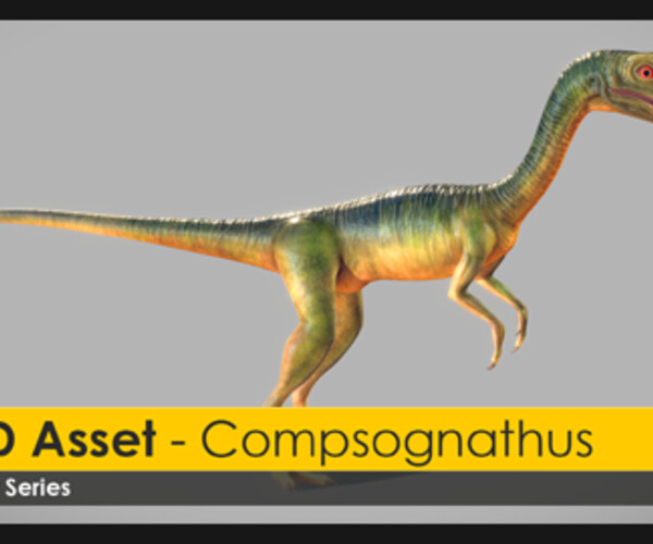 ArtStation - 3D Asset - Compsognathus | Game Assets