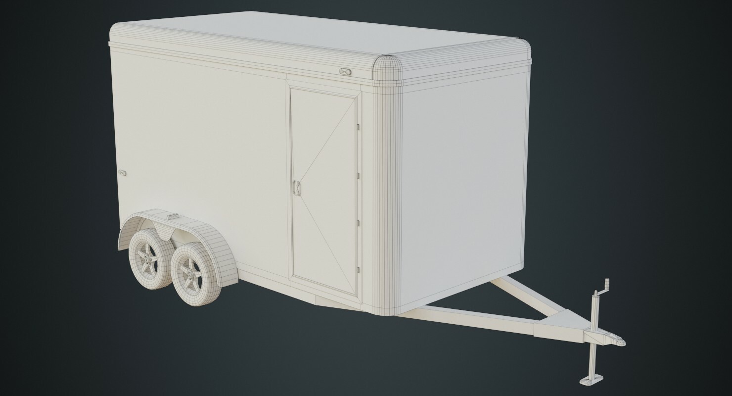 ArtStation - Cargo Trailer 1 | Resources