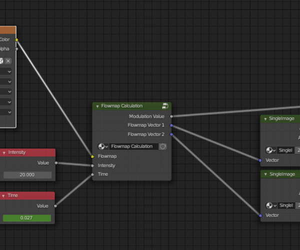 ArtStation - Blender Node - Simple Flowmap node | Resources